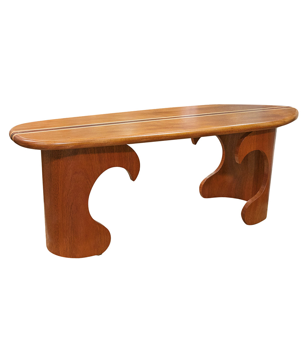 surfboard side table
