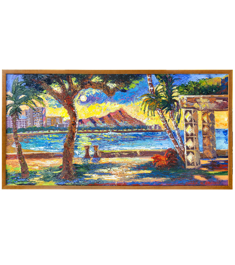 Moonlight Kewalo Basin by Mark Brown – Martin & MacArthur