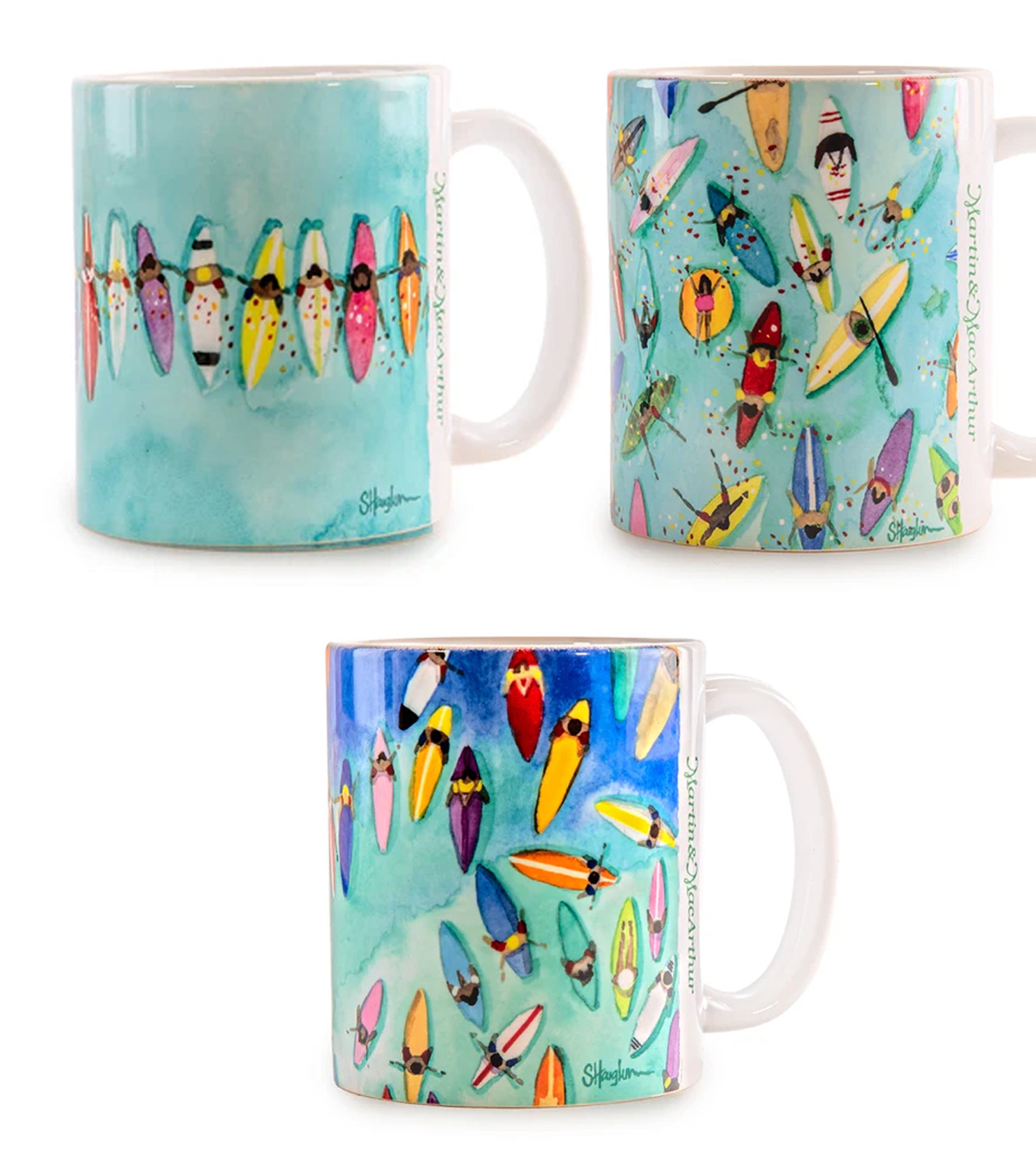 Paddle Out Mug Trio ft. Sarah Houglum – Martin & MacArthur