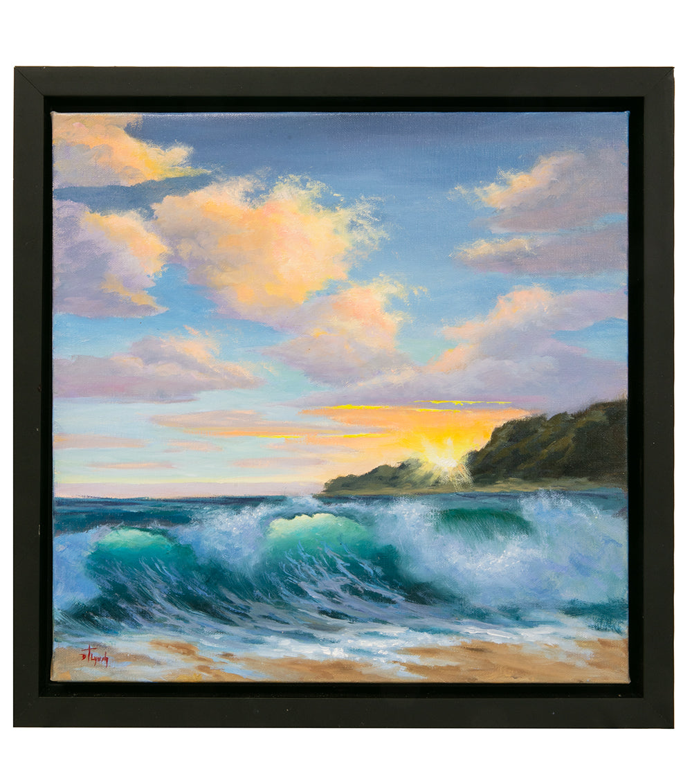 Morning Surf by Deb Lynch, framed – Martin & MacArthur