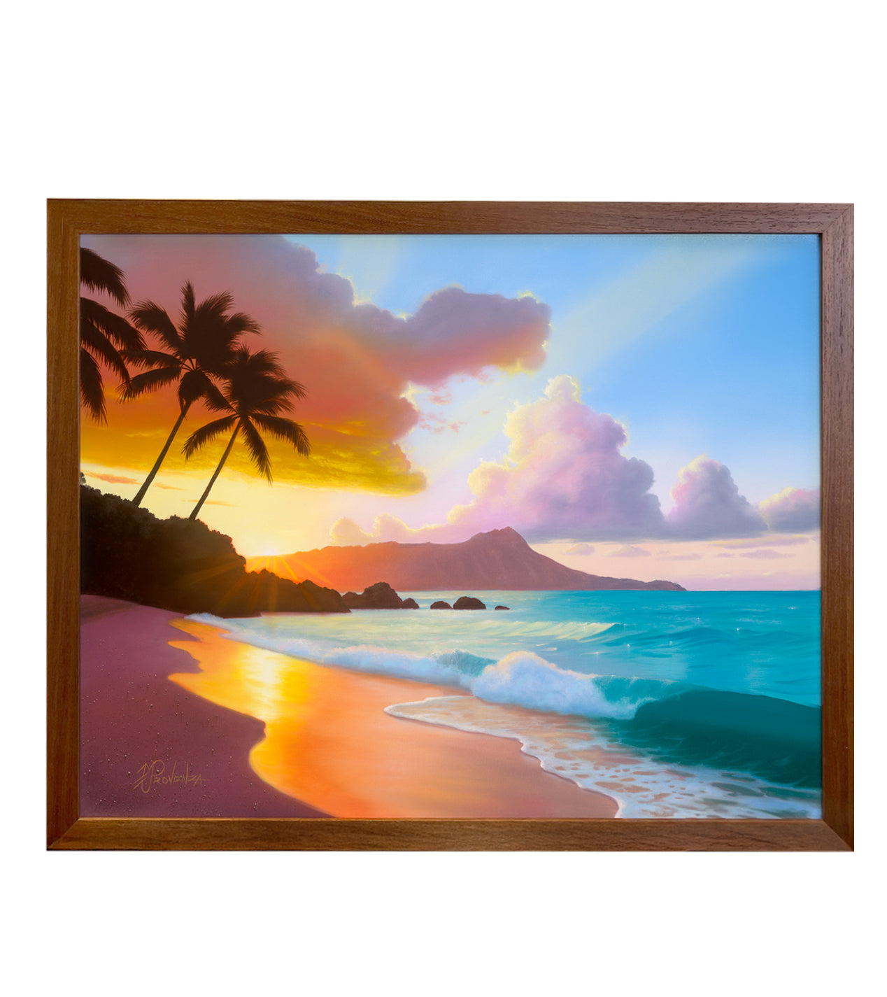 Original Painting: Golden Surf by Michael Provenza – Martin & MacArthur