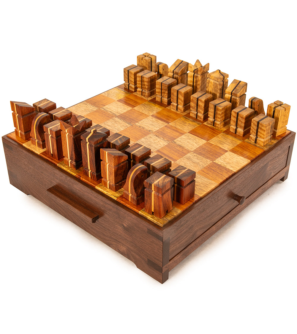 Kinsey Koa/Mango Chess set – Martin & MacArthur