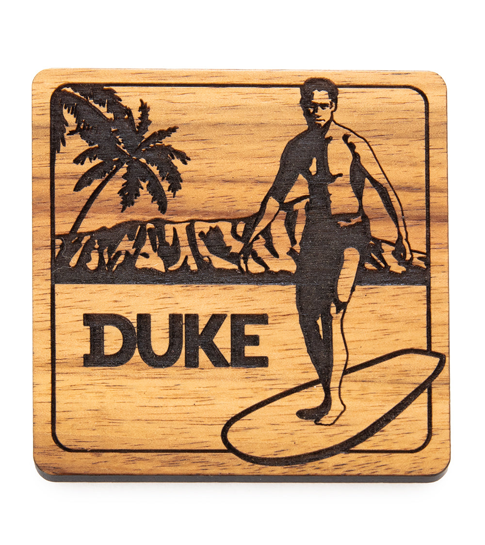 Duke Koa Coaster – Surfing Diamond Head – Martin & MacArthur