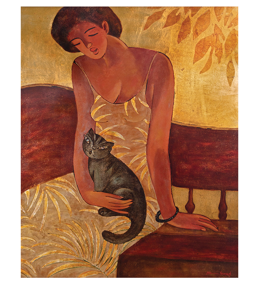 Original Lacquer Painting: "Da Popoki" by Tim Nguyen – Martin & MacArthur