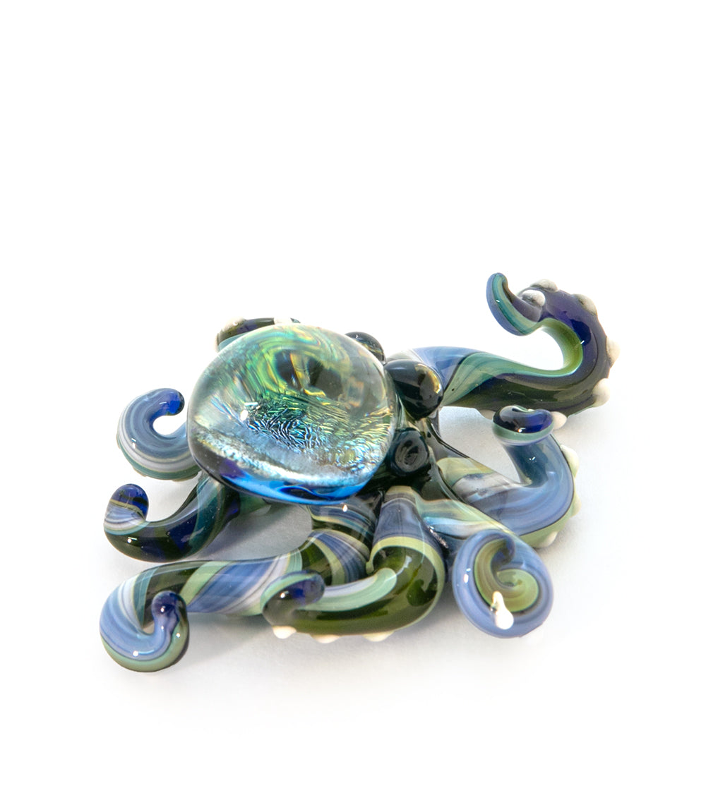 Glass Sculpture "Small Octopus" by Luke Olsen – Martin & MacArthur