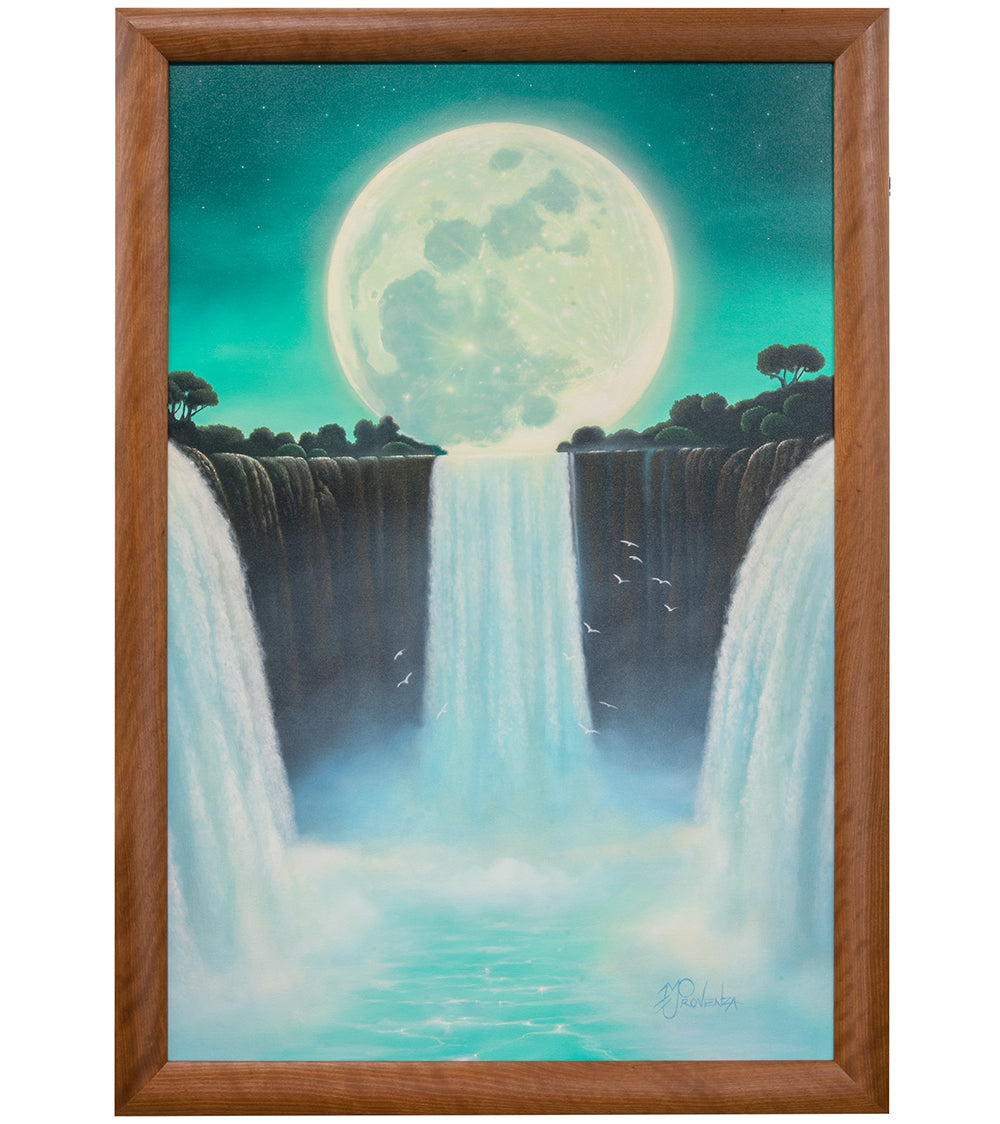 Original Painting: Full Moon Falls by Michael Provenza – Martin & MacArthur
