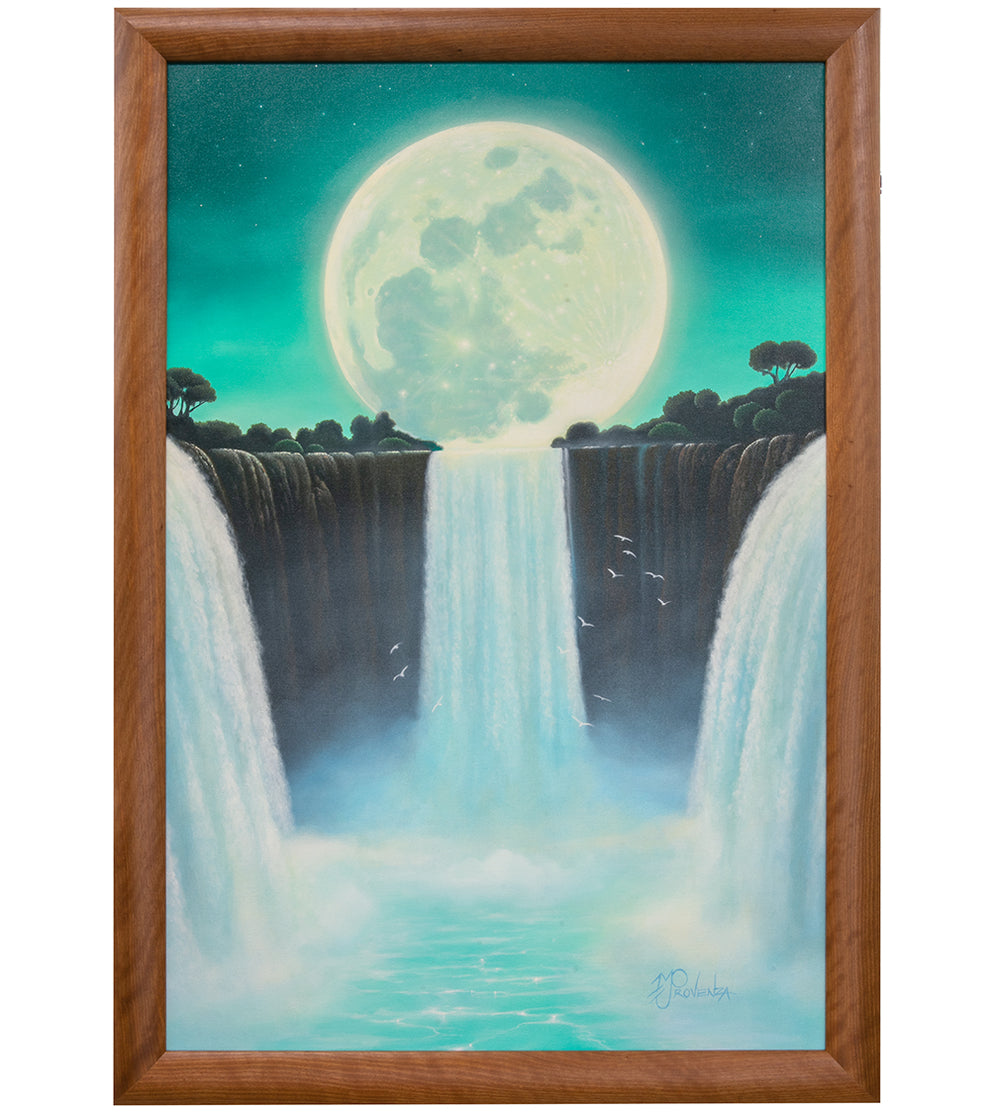 Original Painting: Full Moon Falls by Michael Provenza – Martin & MacArthur