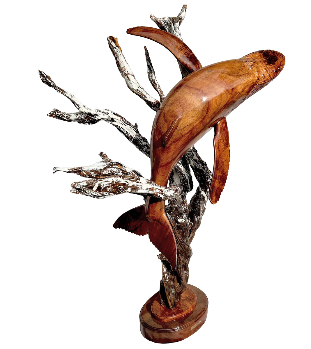 Escultura de madera de koa "Vecinos naturales" de Craig Nichols ...