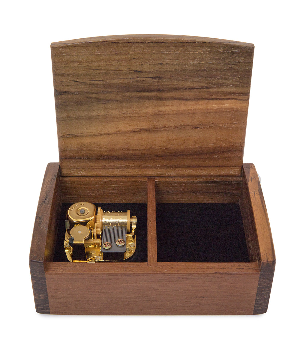 USS Missouri Teak Music Box - America the Beautiful – Martin & MacArthur