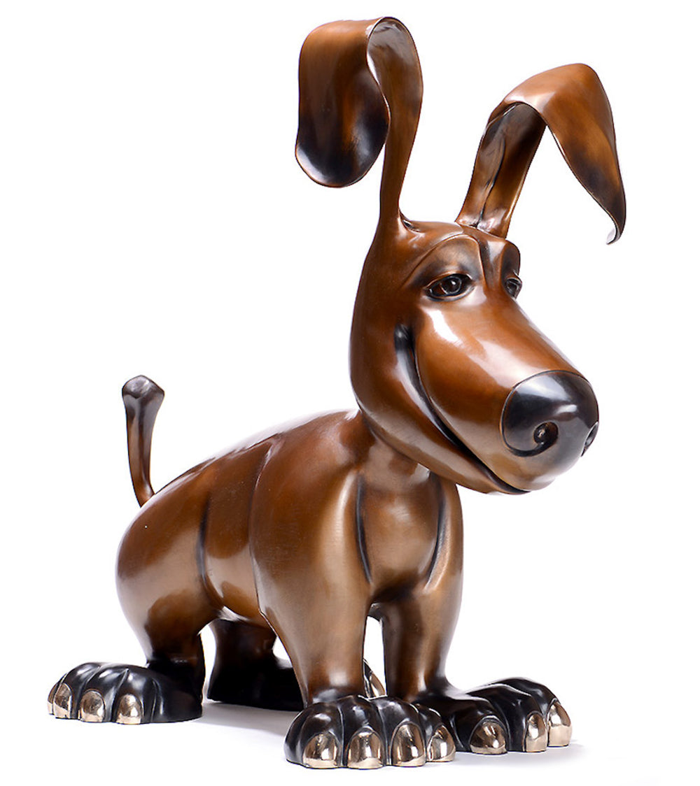 Escultura de bronce "Charlie" de Marty Goldstein – Martin & MacArthur