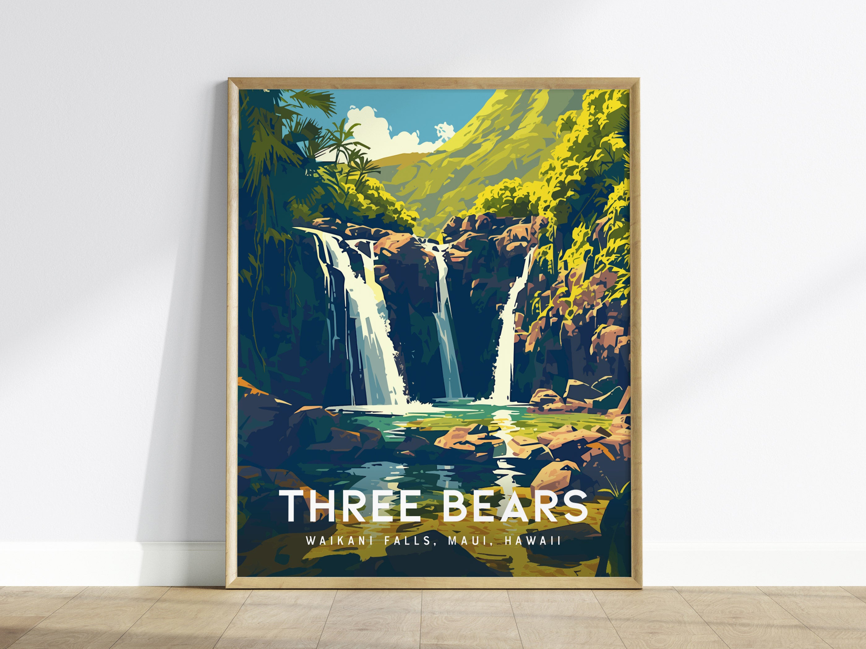 Three Bears Falls, Upper Waikani, Maui, Hawaii – Martin & MacArthur