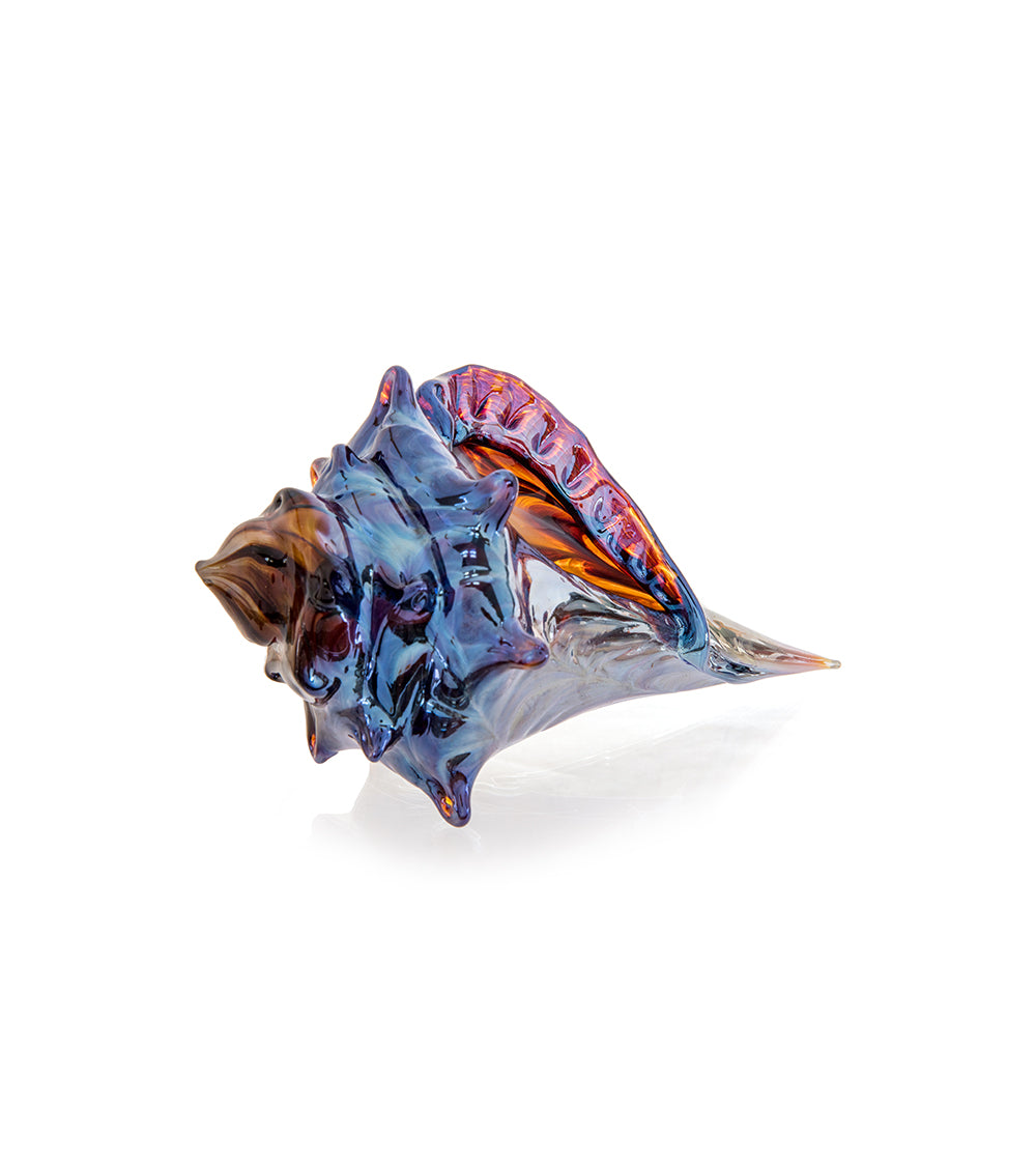 Mini Conch Shell - Silver Glass Sculpture – Martin & MacArthur
