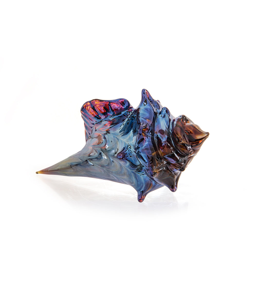 Mini Conch Shell - Silver Glass Sculpture – Martin & MacArthur