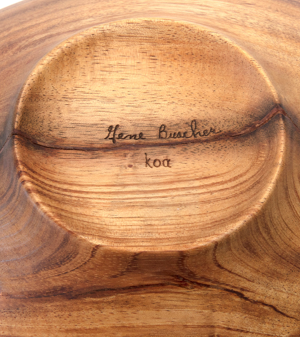 Natural Edge Carved Koa Bowl (Medium) by Gene Buscher – Martin & MacArthur