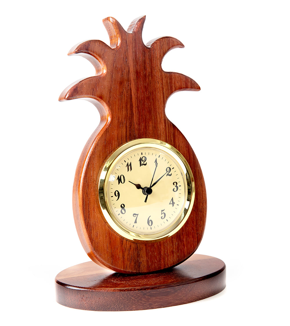 Koa Pineapple Desk Clock – Martin & MacArthur