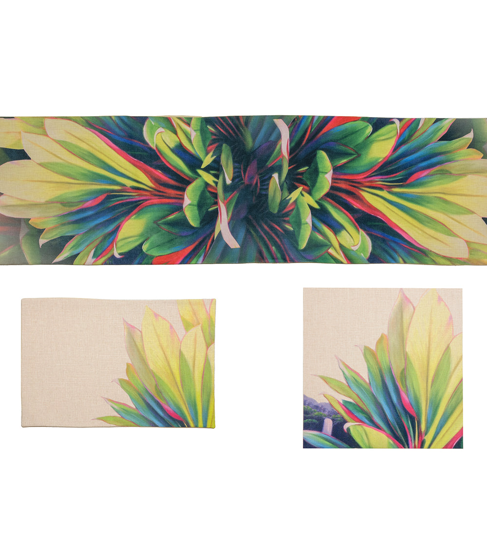 "Ti Leaf" Table Runner Set by Sabado – Martin & MacArthur