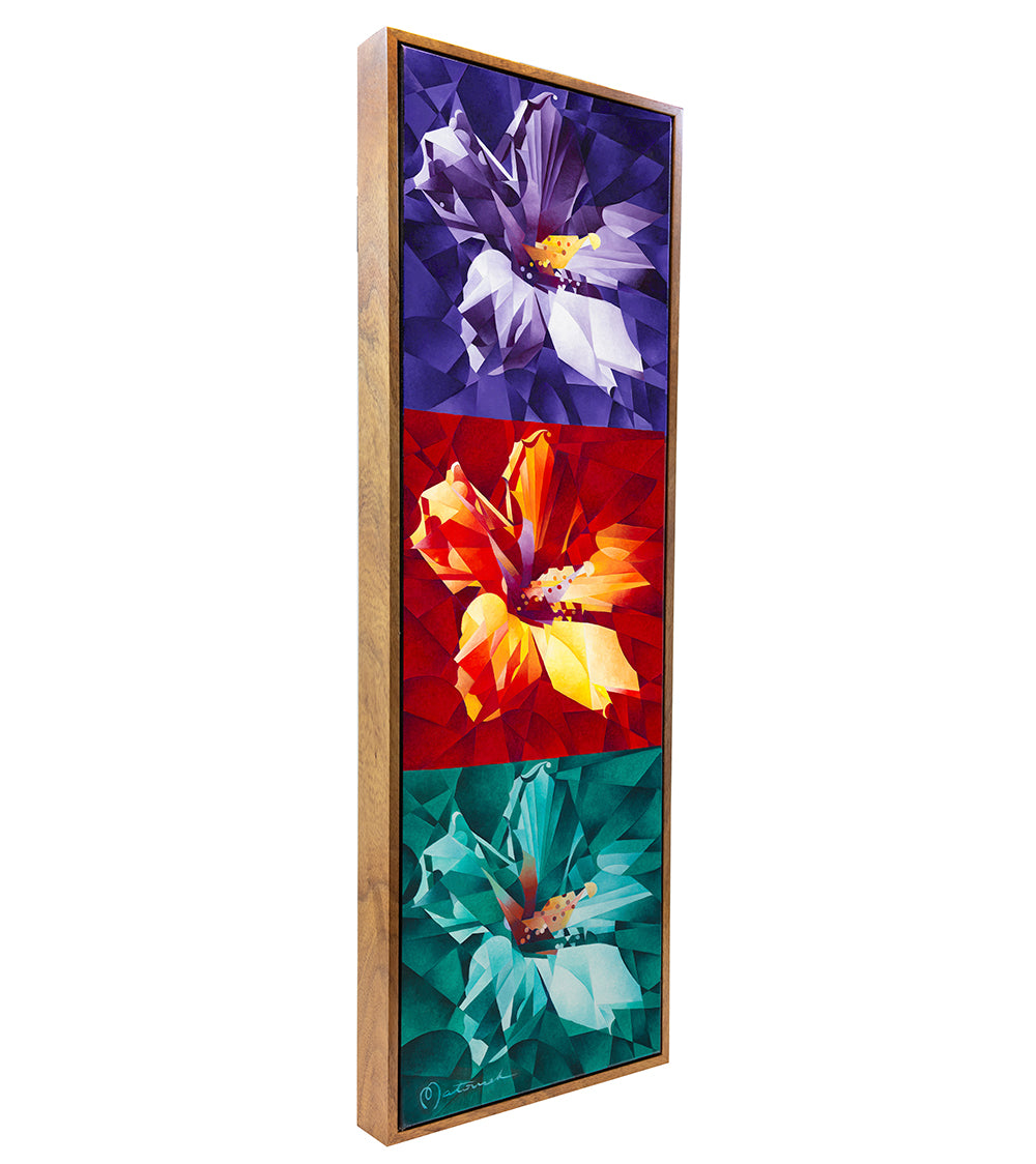 Original Painting Hibiscus Trio by TJ Matousek – Martin & MacArthur