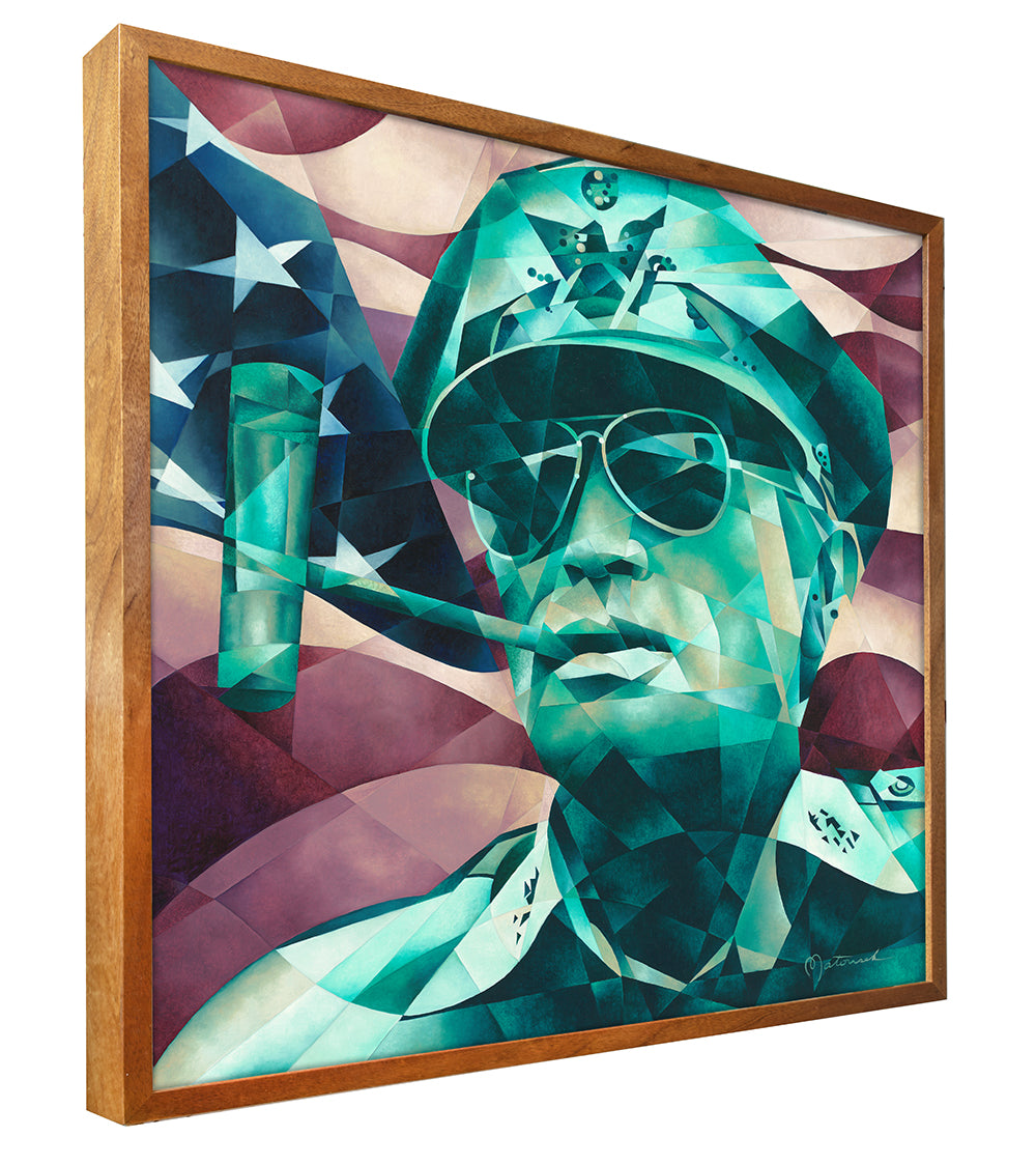 Original Painting "General MacArthur" in Koa Frame by TJ Matousek ...