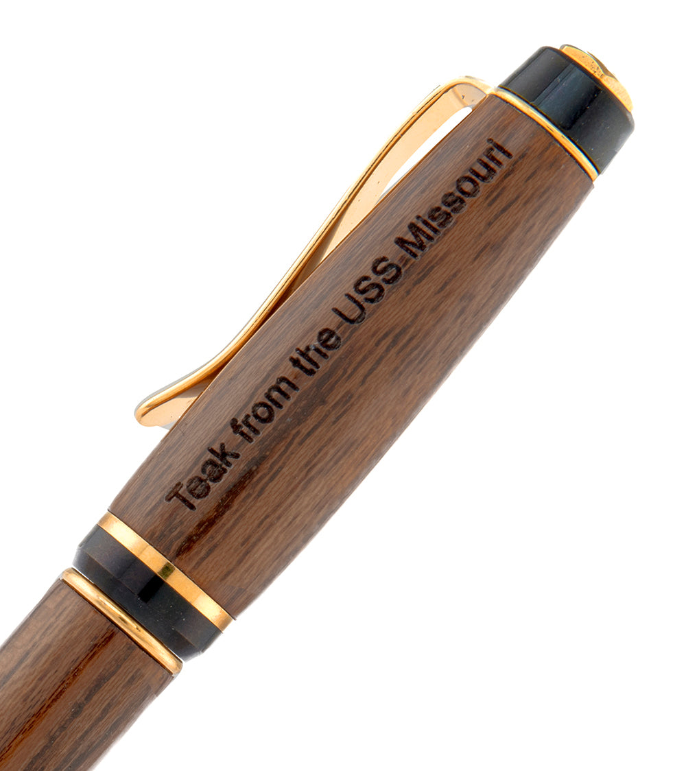 USS Missouri Teak Pen, Big Ben – Martin & MacArthur